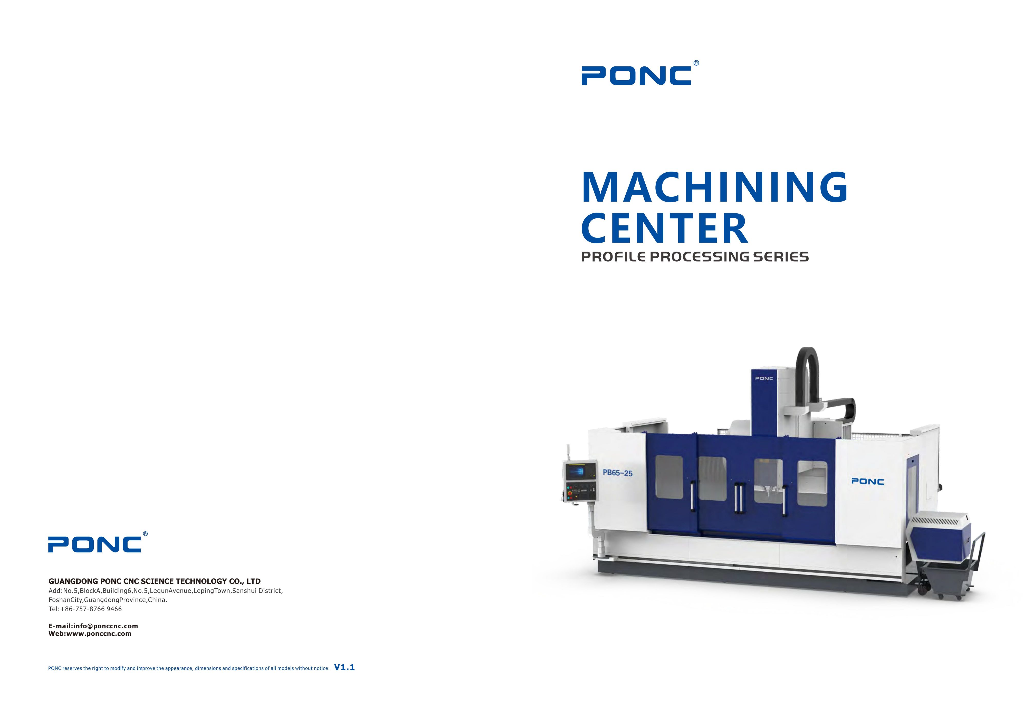 Product Catalogue_Download_Resource_Guangdong PONC CNC Technology Co., Ltd