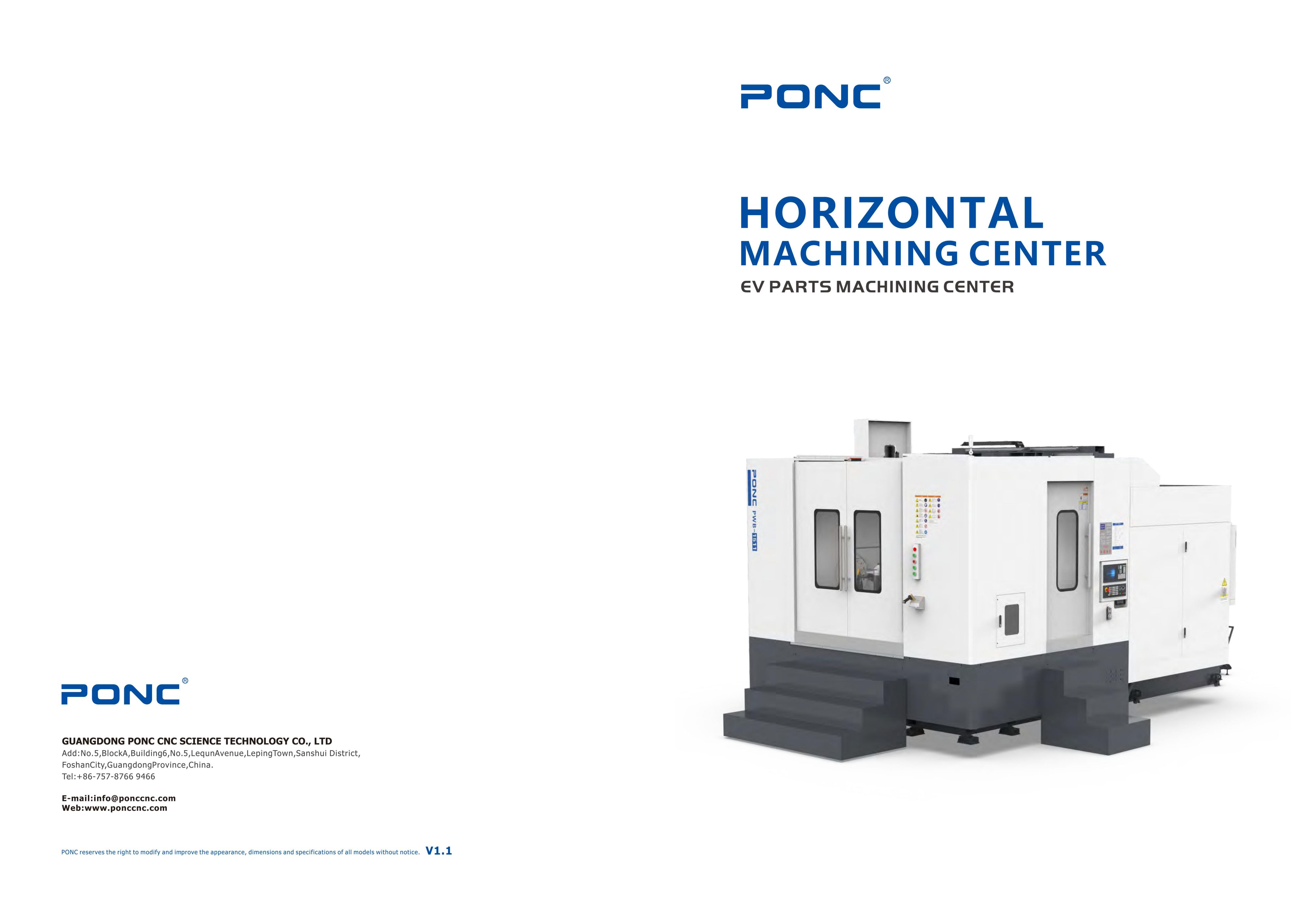 Product Catalogue_Download_Resource_Guangdong PONC CNC Technology Co., Ltd