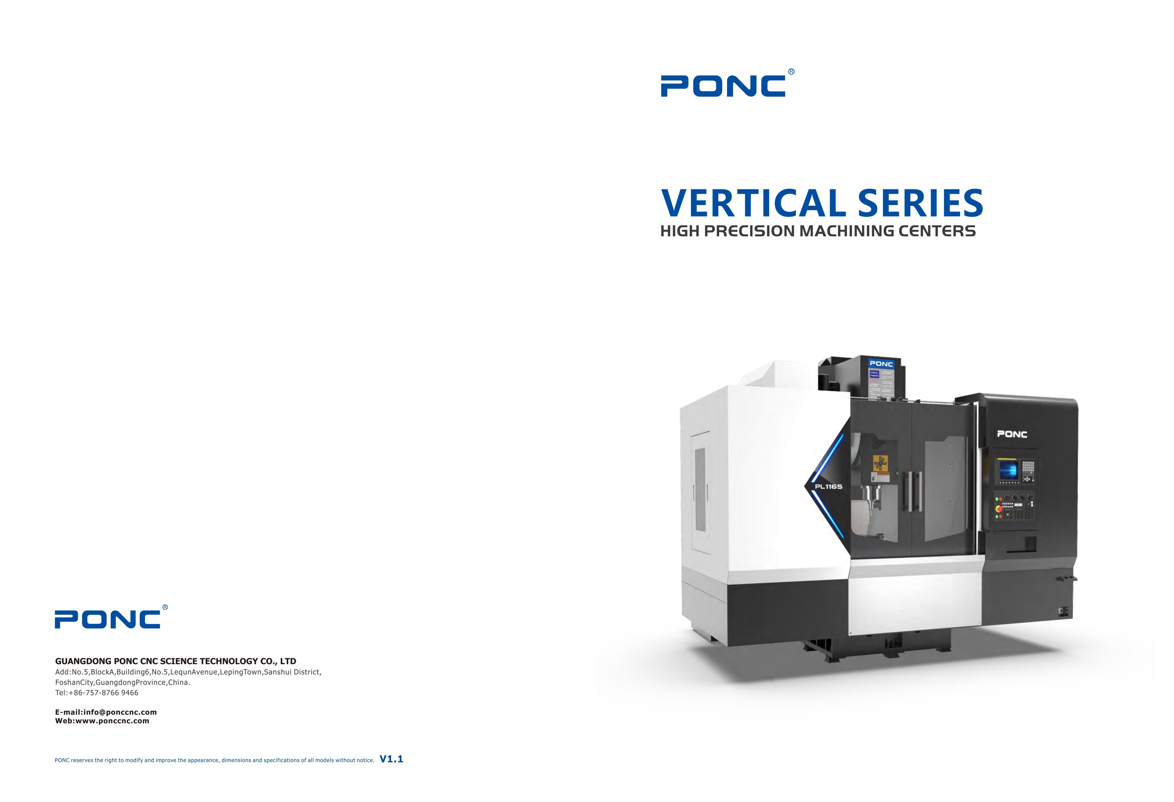 Product Catalogue_Download_Resource_Guangdong PONC CNC Technology Co., Ltd
