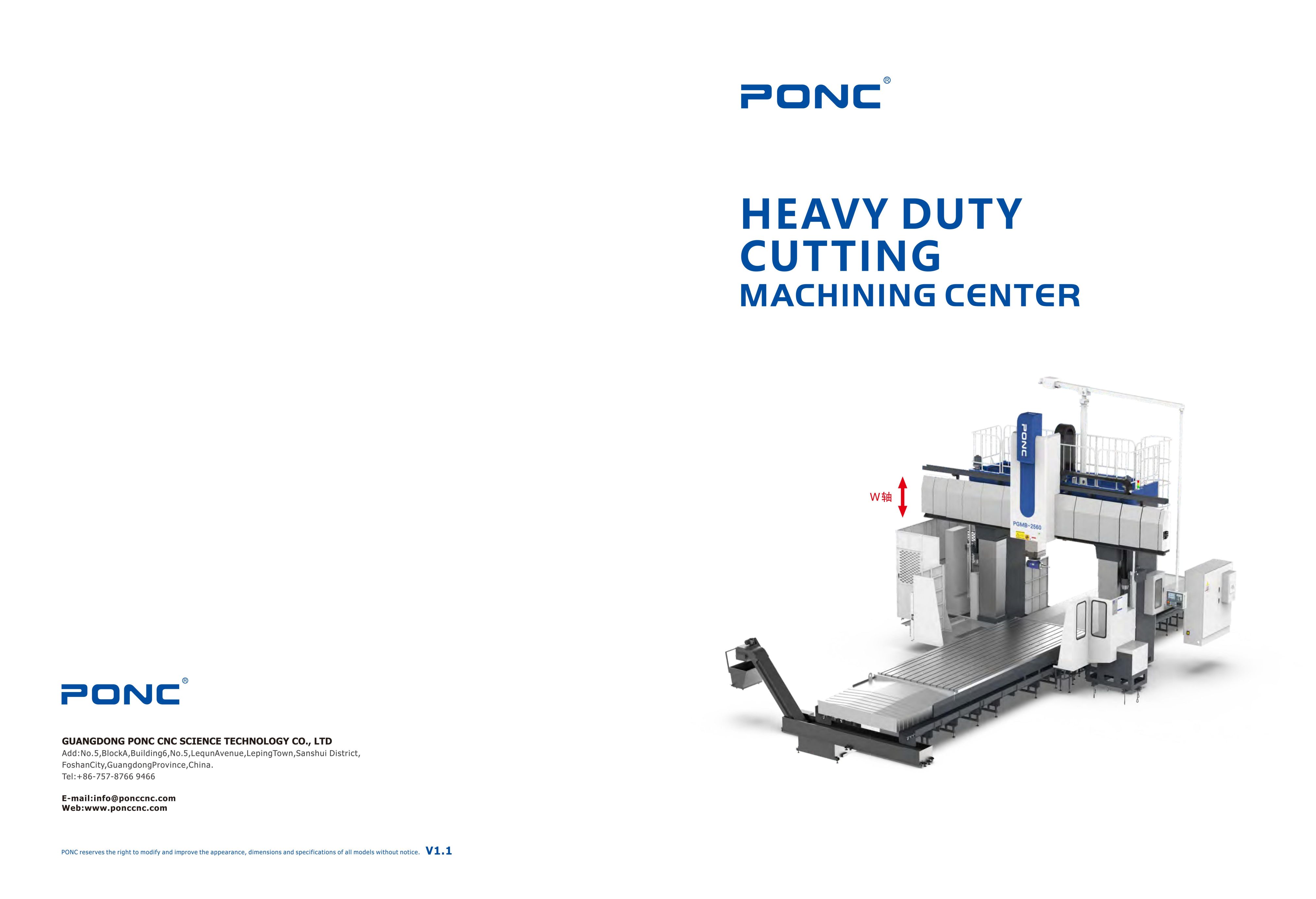 Product Catalogue_Download_Resource_Guangdong PONC CNC Technology Co., Ltd